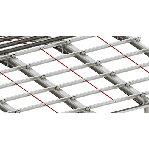 Front a rod for preventing the sagging of an open-web steel joist that ...