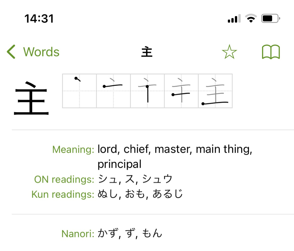 Back 主人: しゅじん mein Ehemann