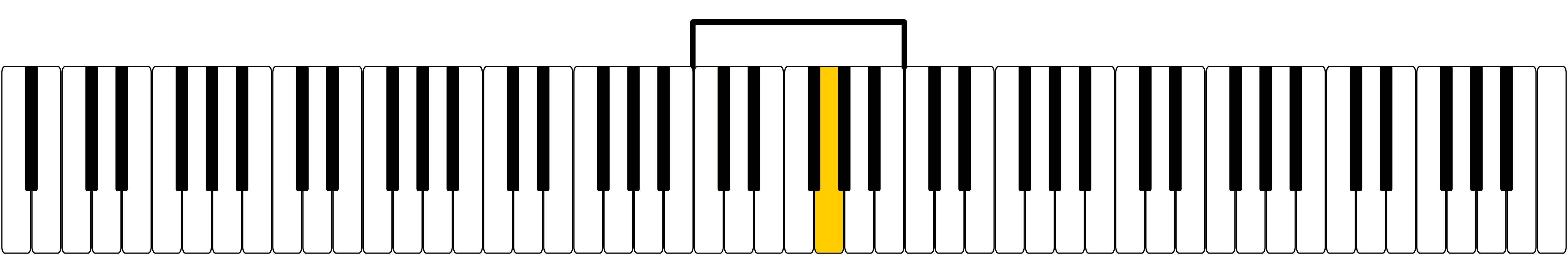 Piano key